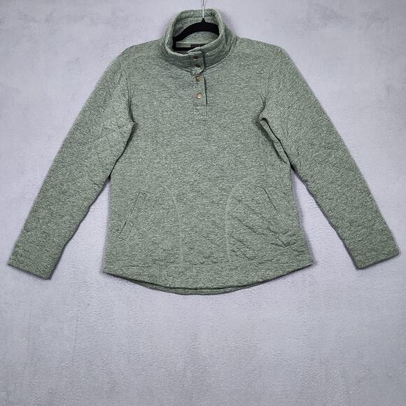 Marmot | Sweaters | Marmot Pullover Womens Medium Quilted Snap Neck ...